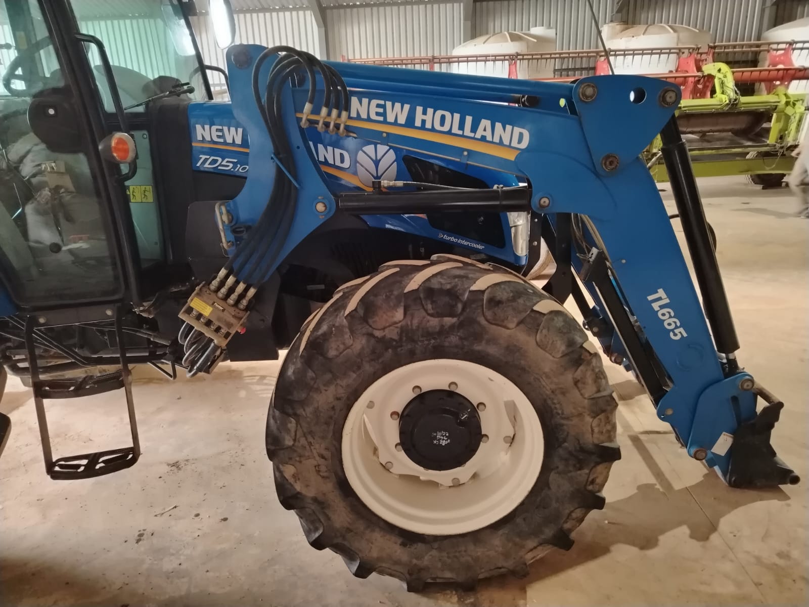 New holland TD 5 110 met laaigraaf - Farmer Trade